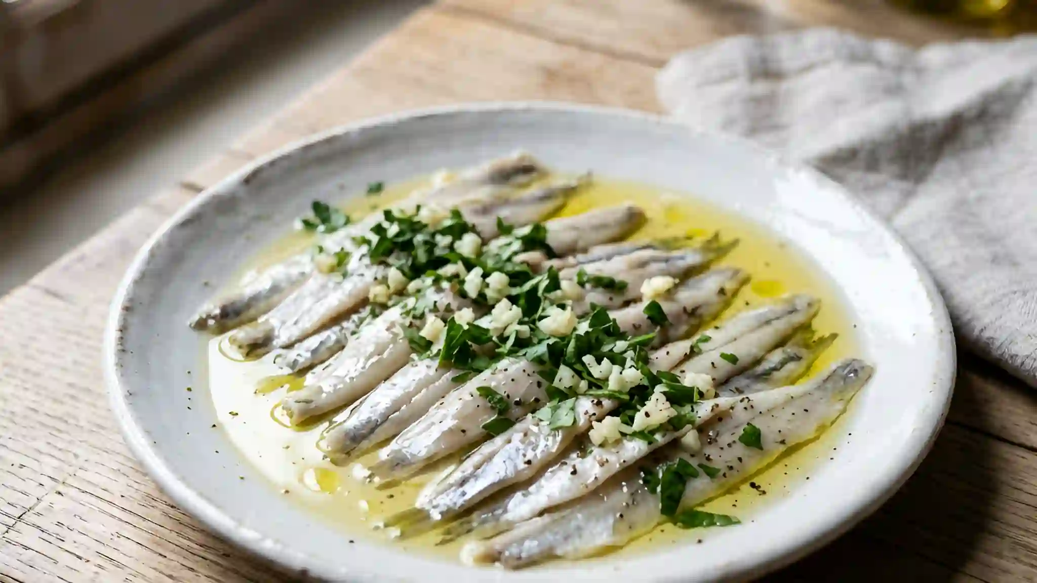 Recette facile d'anchois marinés au vinaigre pour apéritif savoureux ...