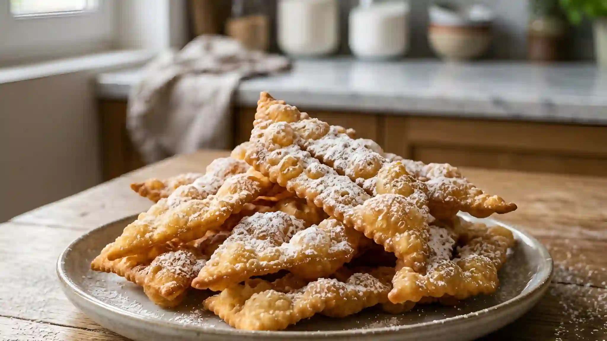 Recette facile de Bougnettes Catalanes (Oreillettes) croustillantes et ...