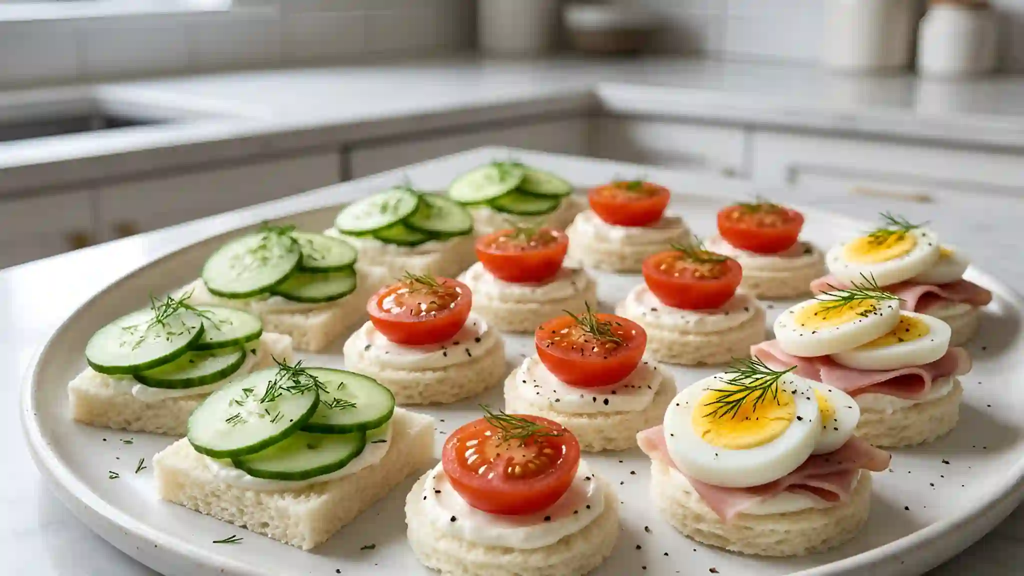 Recette facile de canapés frais variés pour apéritif gourmand ...