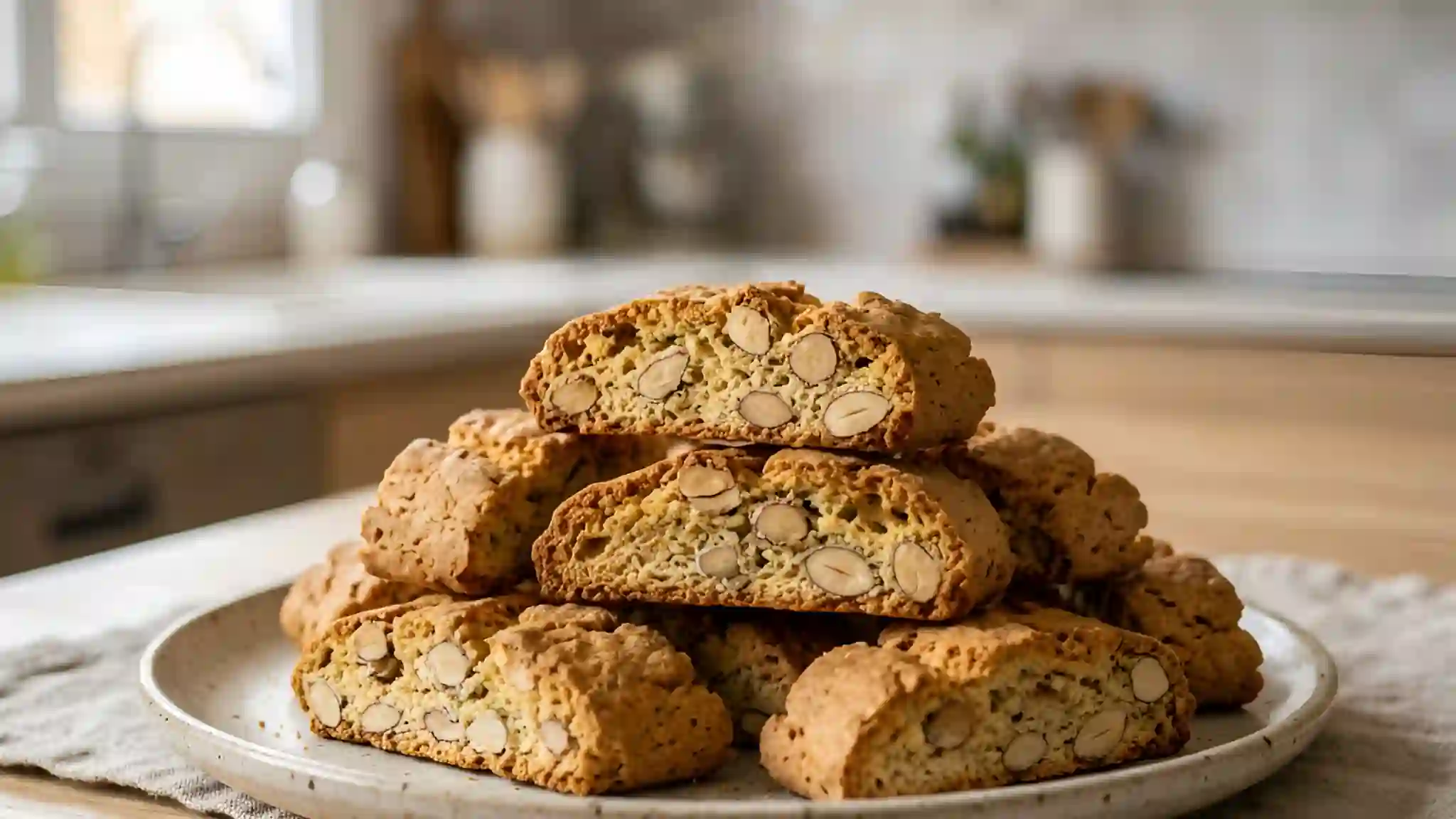Recette facile de cantuccini croquants aux amandes - biscuit italien ...