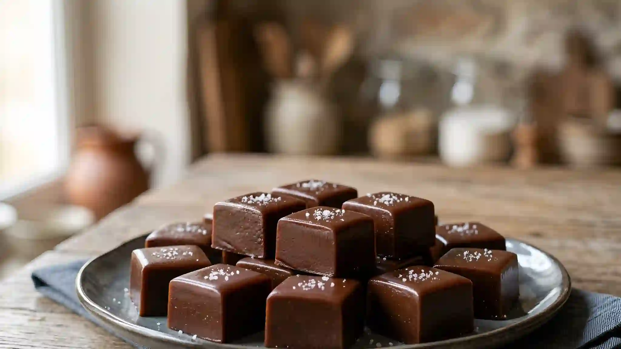 Recette facile de caramels fondants au chocolat noir faits maison ...
