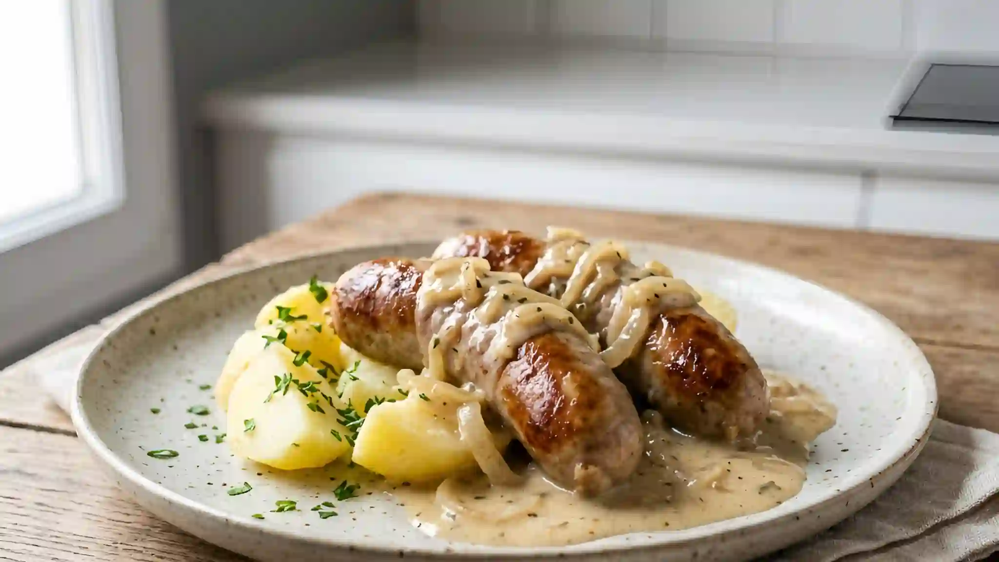 Recette traditionnelle de diots savoyards mijotés au vin blanc ...