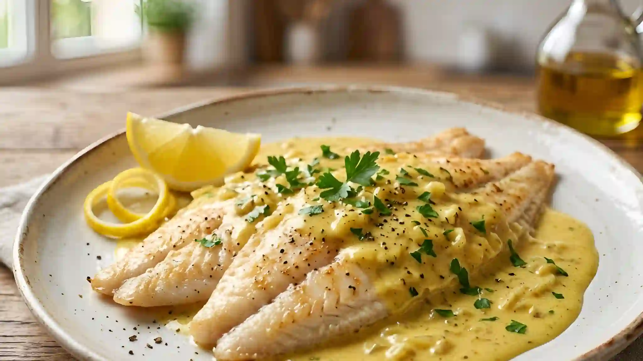 Filets de sole en sauce curry onctueuse - recette facile et rapide ...