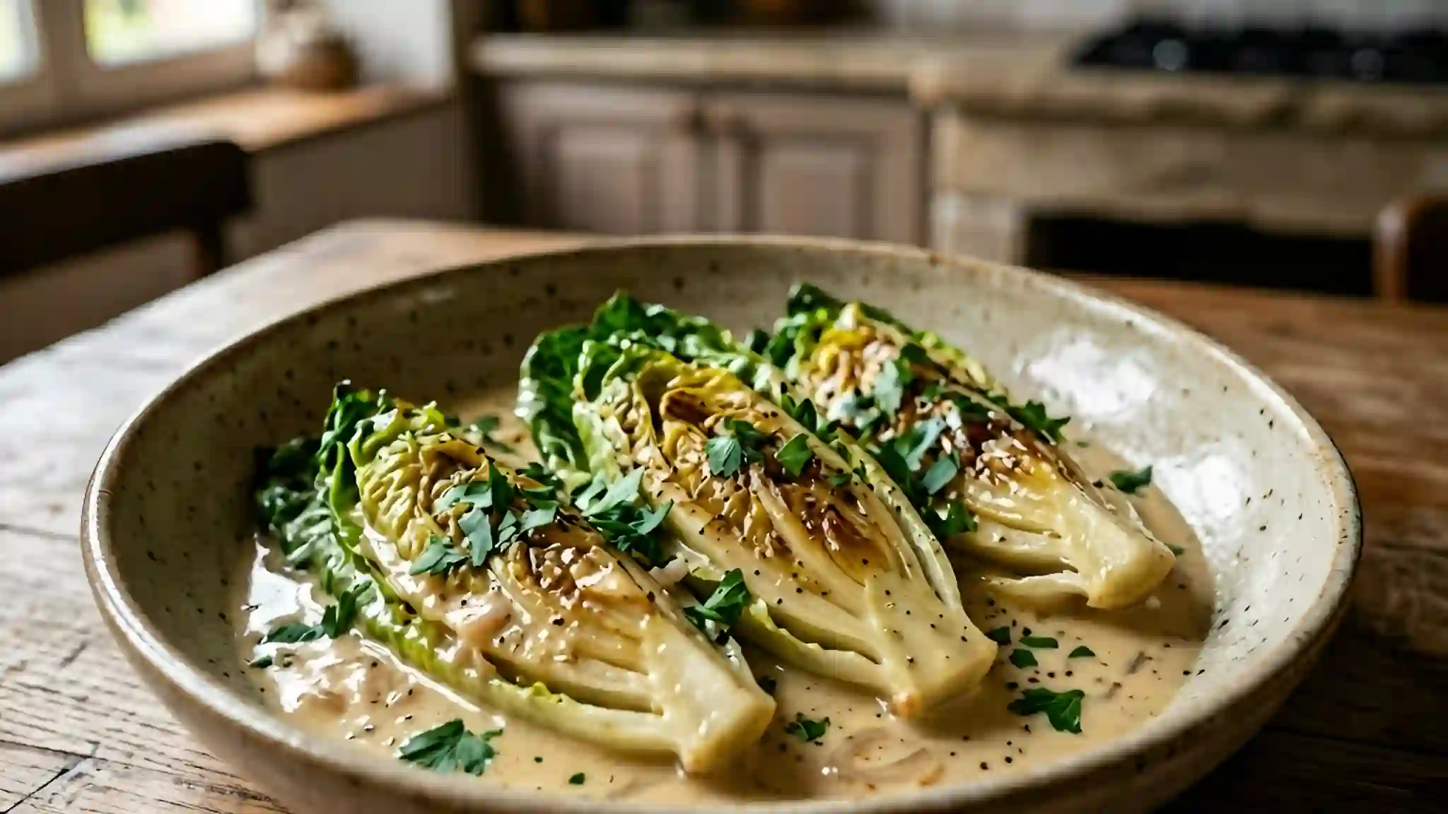 Laitues braisées à la bonne femme : recette simple et savoureuse ...