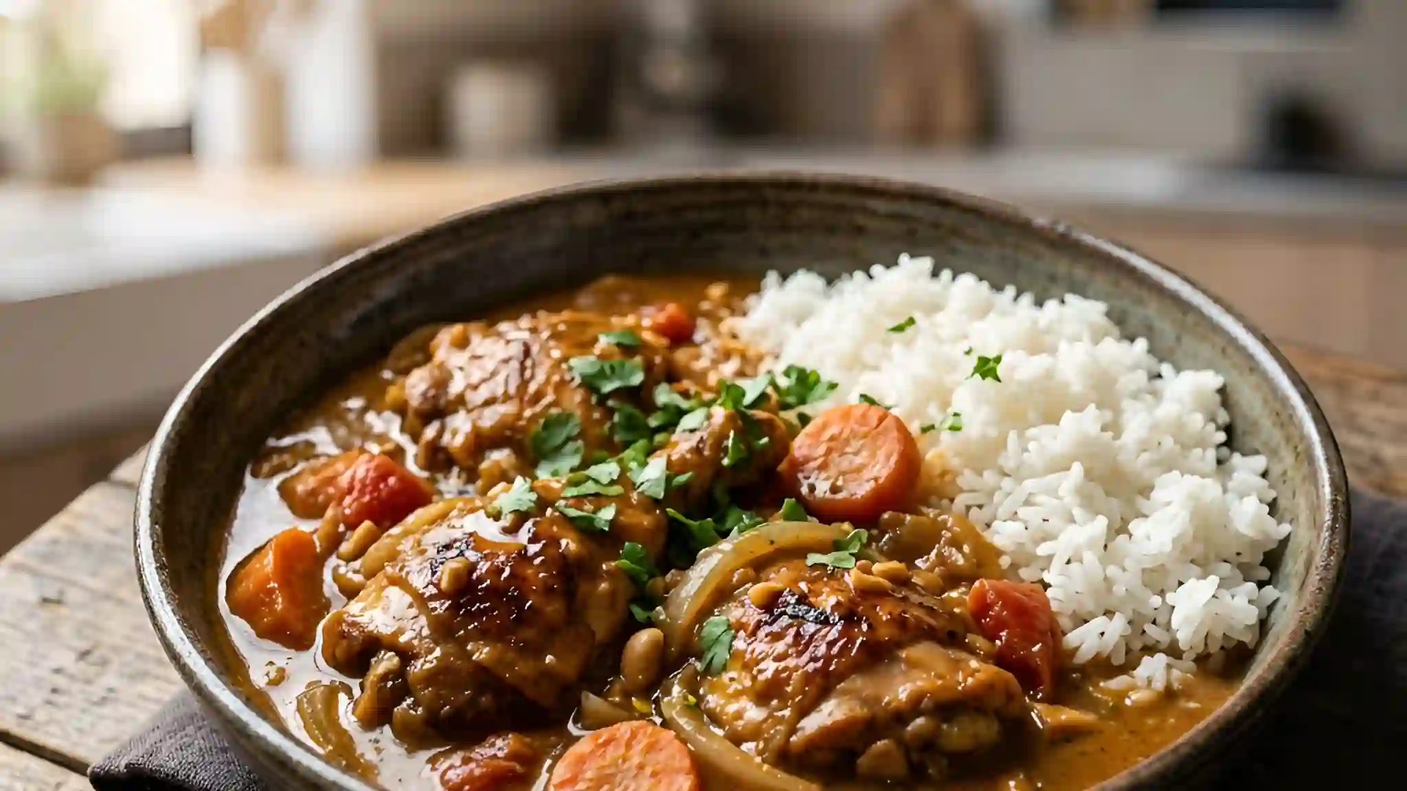 Recette traditionnelle de mafé poulet sénégalais savoureux et facile ...
