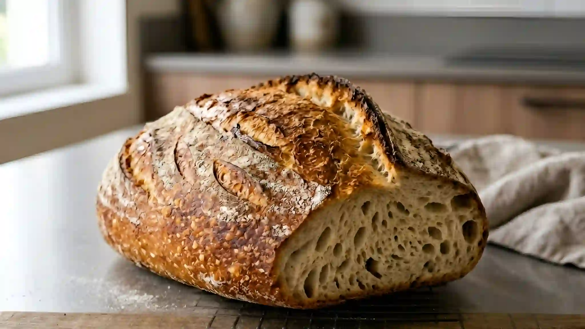 Recette facile de pain maison moelleux à la levure de boulanger ...