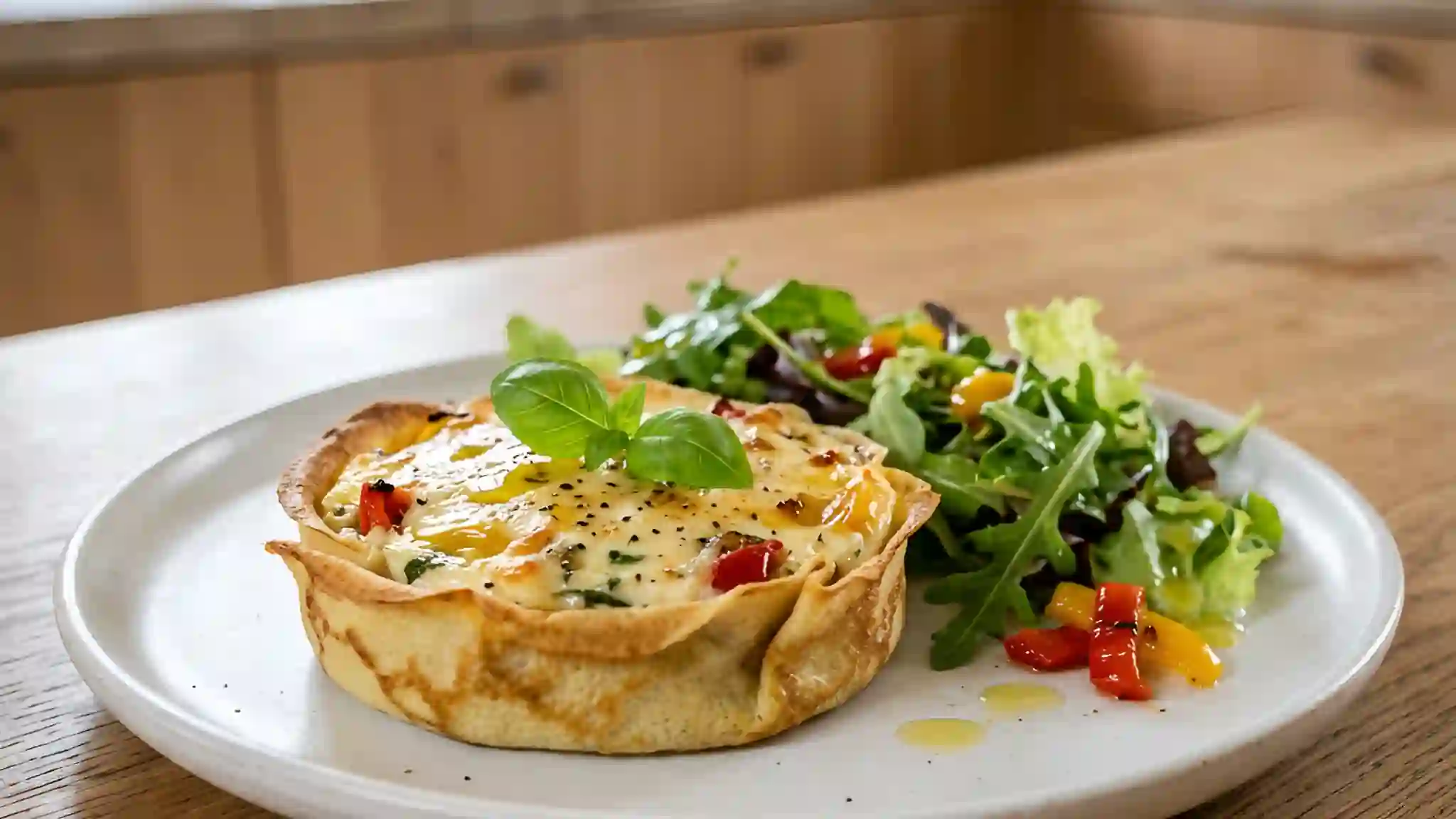 Petites charlottes au fromage de chèvre et poivrons grillés - recette ...