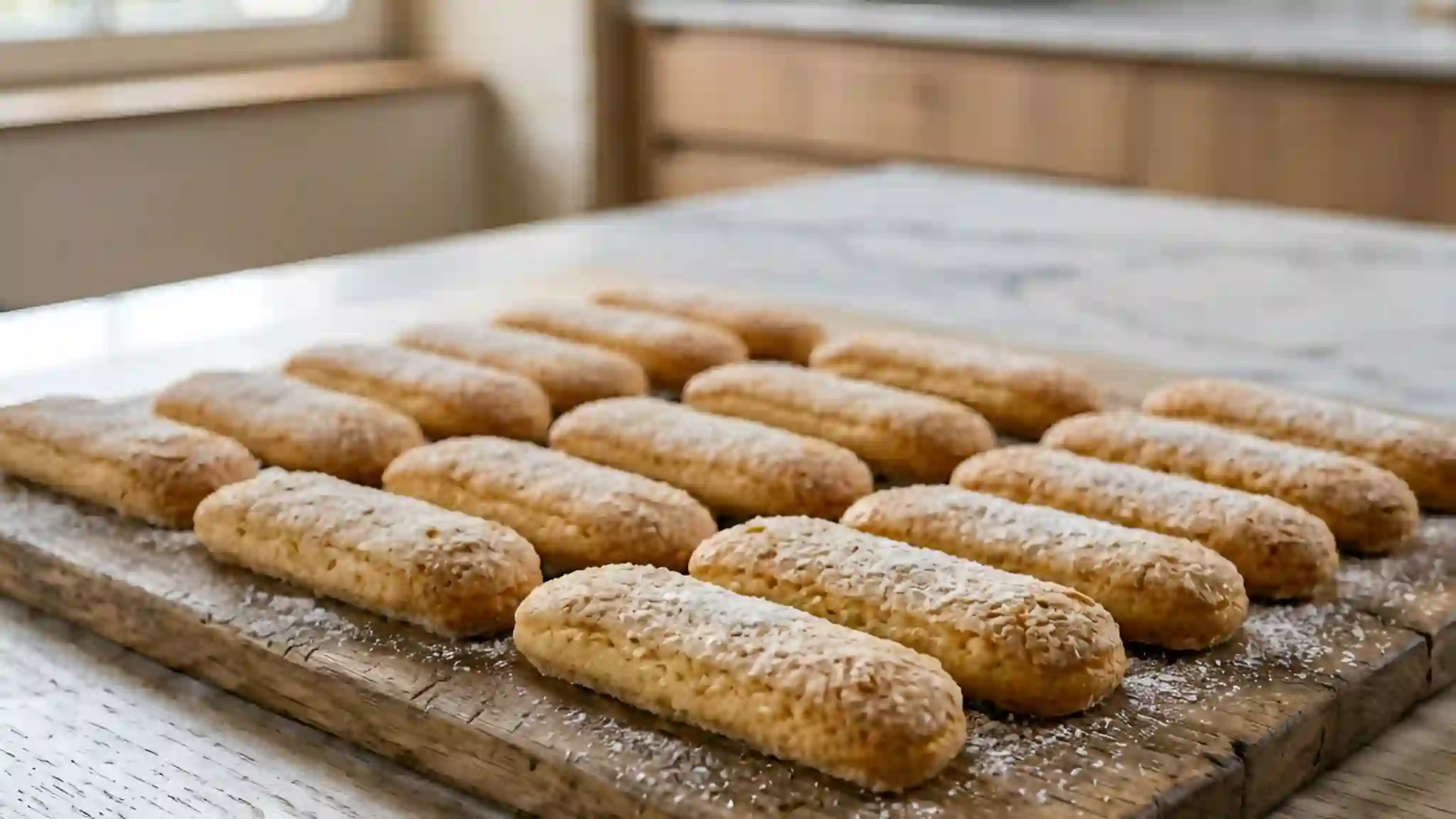 Recette facile des boudoirs maison, biscuits à la cuillère légers et ...
