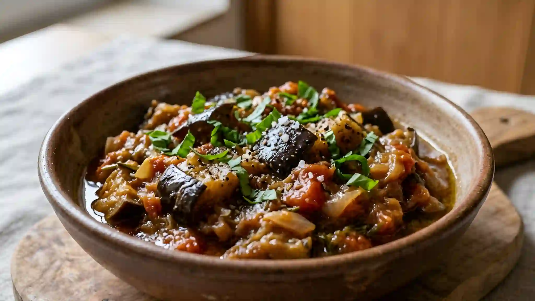 Recette facile de Riste d'aubergine maison, plat méditerranéen ...