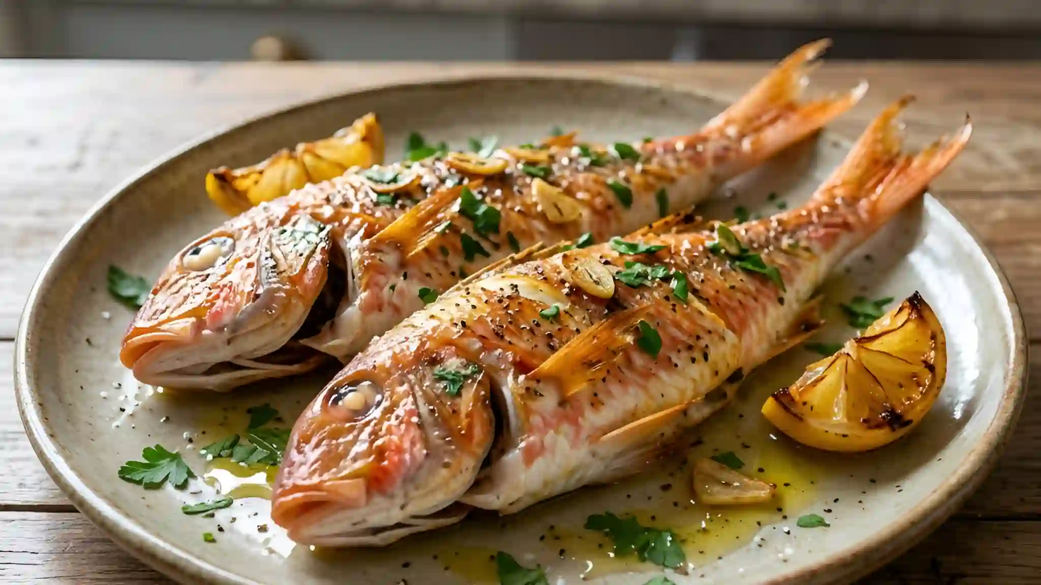 Recette facile de rougets grillés au four, savoureux et rapide ...