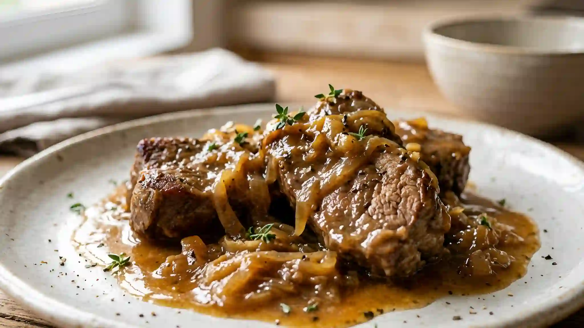 Recette facile de tendron de veau mijoté aux oignons fondants ...