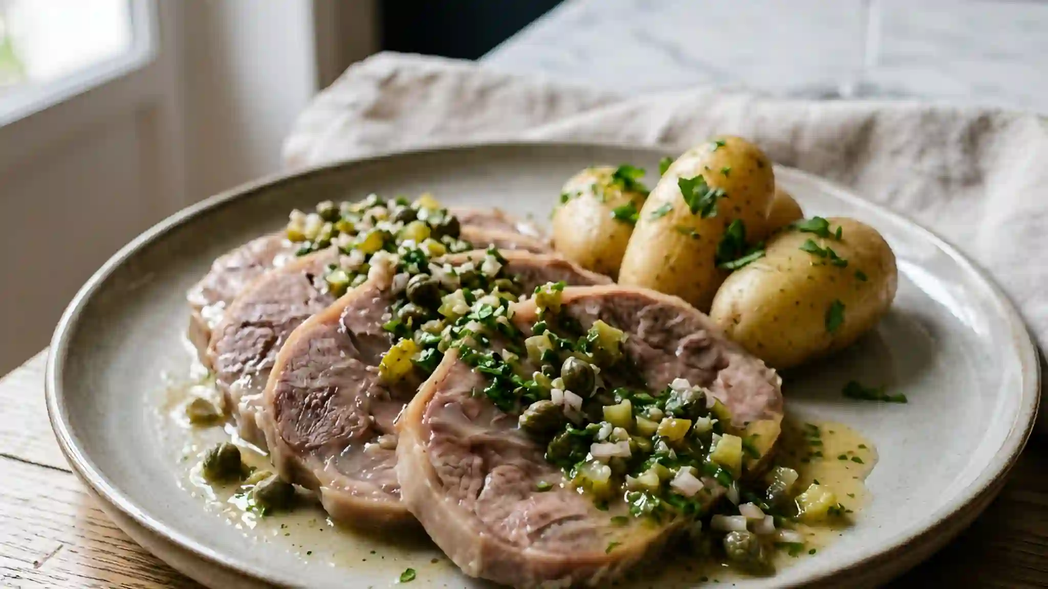 Recette traditionnelle de tête de veau sauce ravigote facile et ...