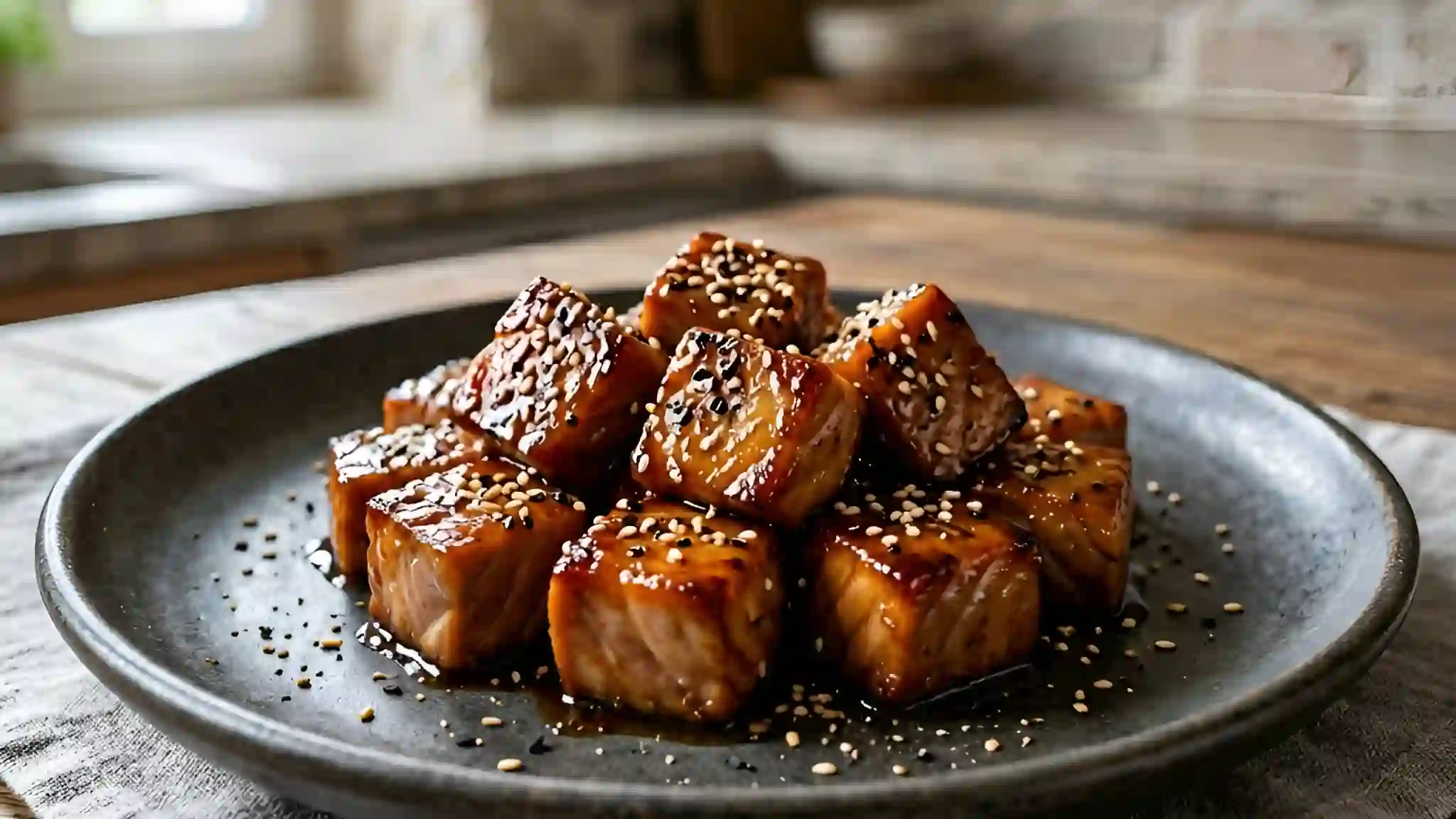 Recette facile de thon caramélisé à la sauce sucrée-salée ...