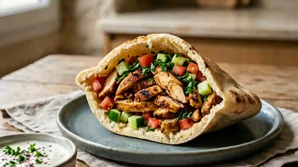 Chawarma libanais au poulet : la recette traditionnelle ...