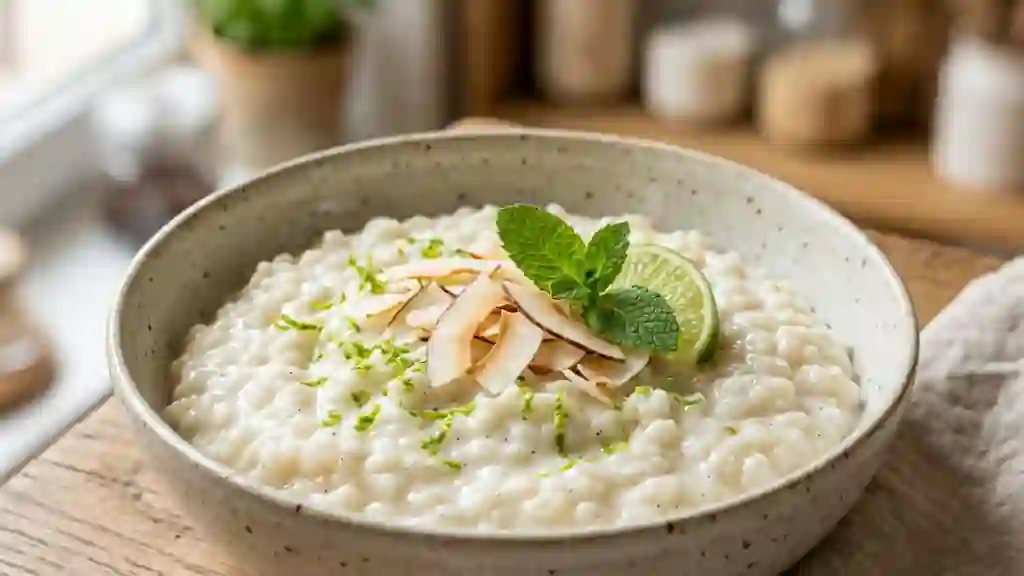 Riz au lait coco citron vert : la recette ultra-crémeuse ...