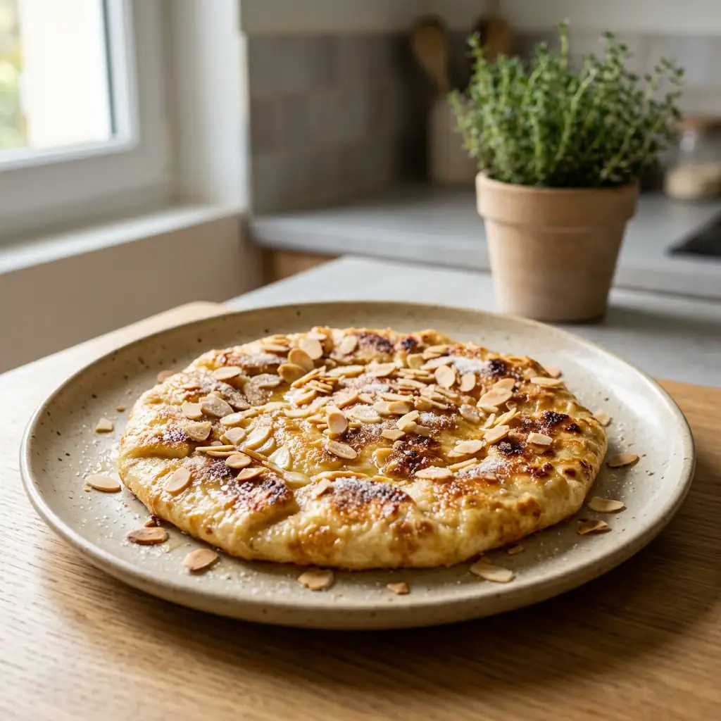 Recette facile de galette au sucre et amandes - Goûter gourmand ...
