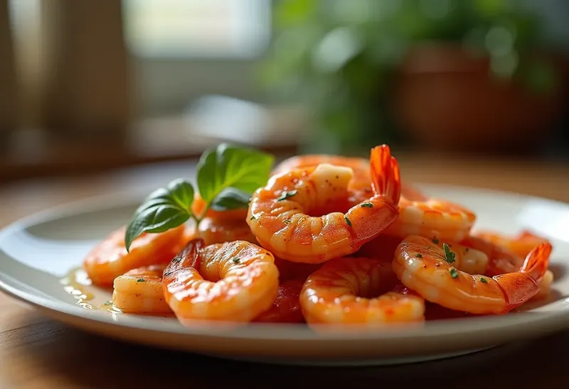 Recette facile de crevettes au paprika et calvados, poêlée savoureuse ...