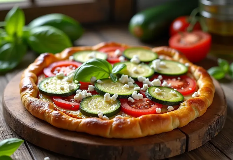 Recette facile de mille-feuille méridional aux légumes et fromage de ...