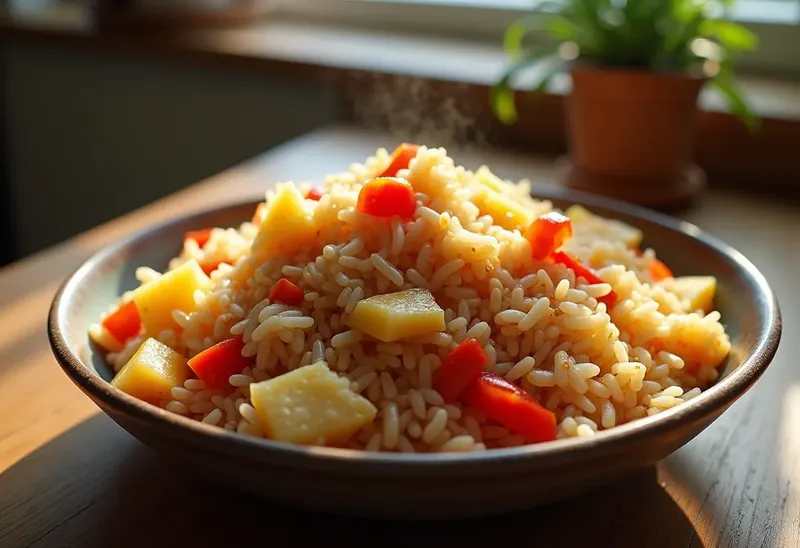 Recette facile de riz à la sauce aigre-douce maison - LesBonnesRecettes.fr