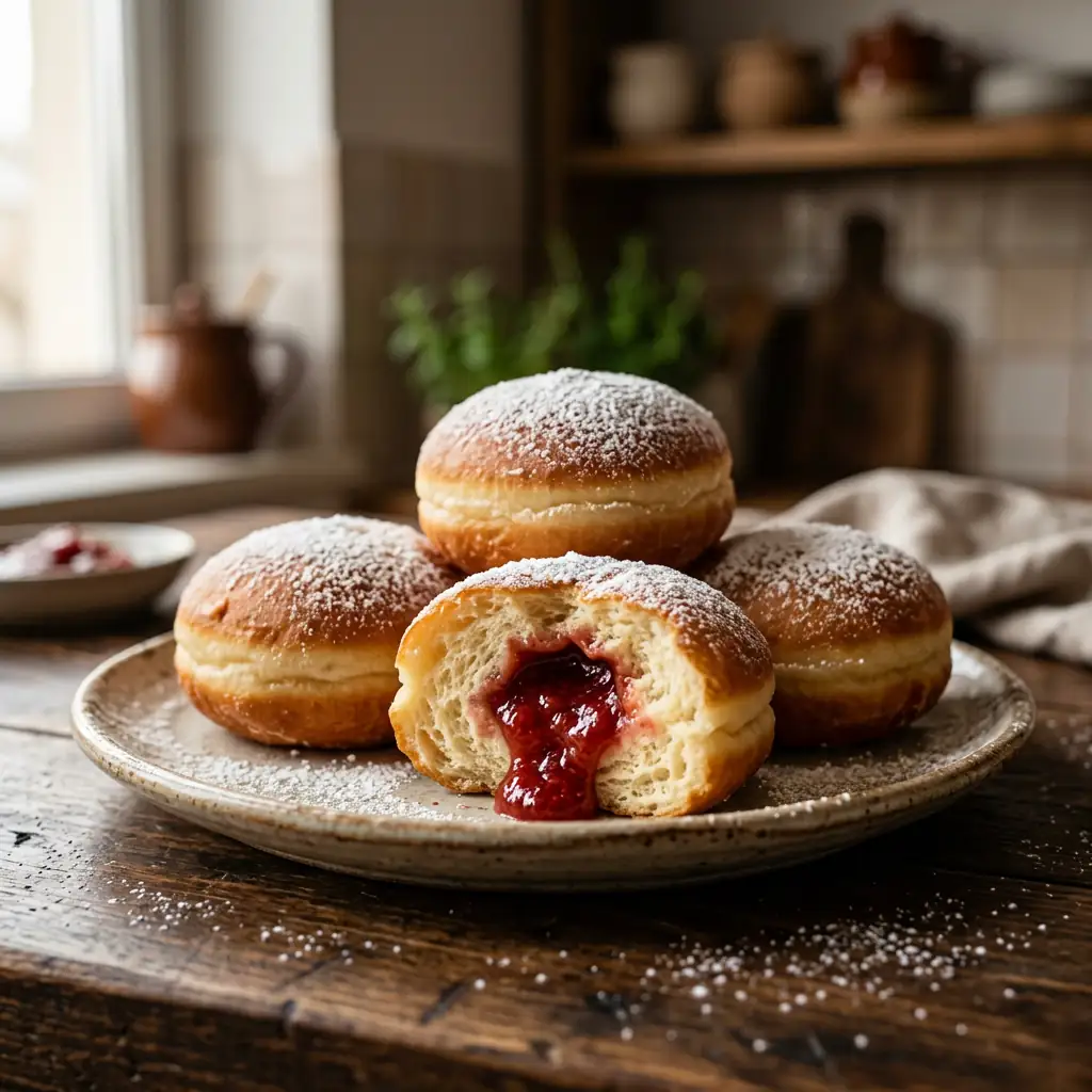 Pounchkis : la recette des beignets polonais à la fraise ...