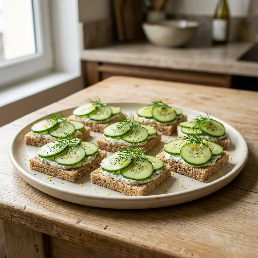 Recette canapé aux concombres : l'apéro frais et rapide ...
