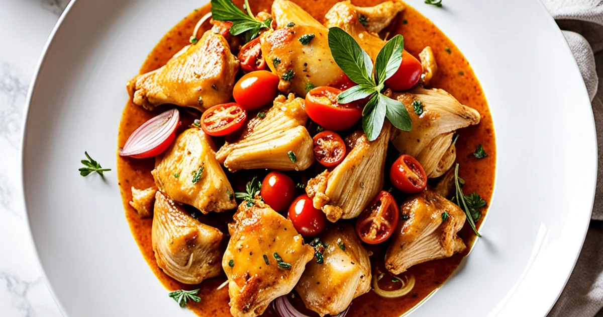 Recette facile de Carry de poulet réunionnais épicé et savoureux ...