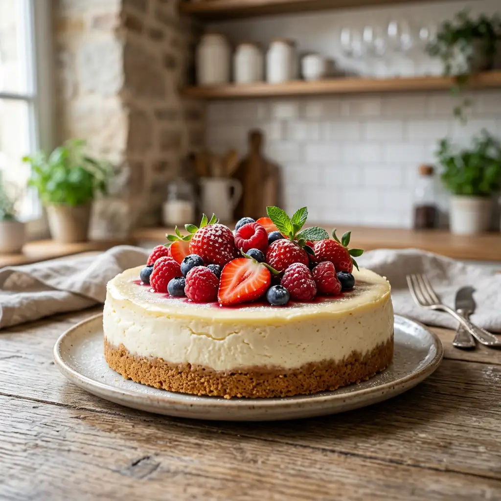 Cheesecake aux fruits rouges : la recette ultra crémeuse ...