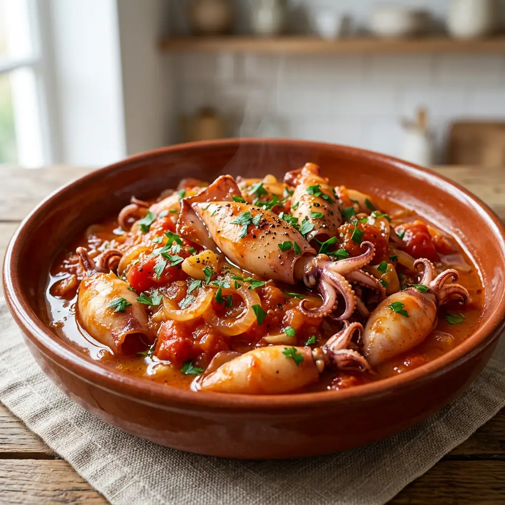 Recette de chipirons à la tomate : le goût du Pays Basque ...