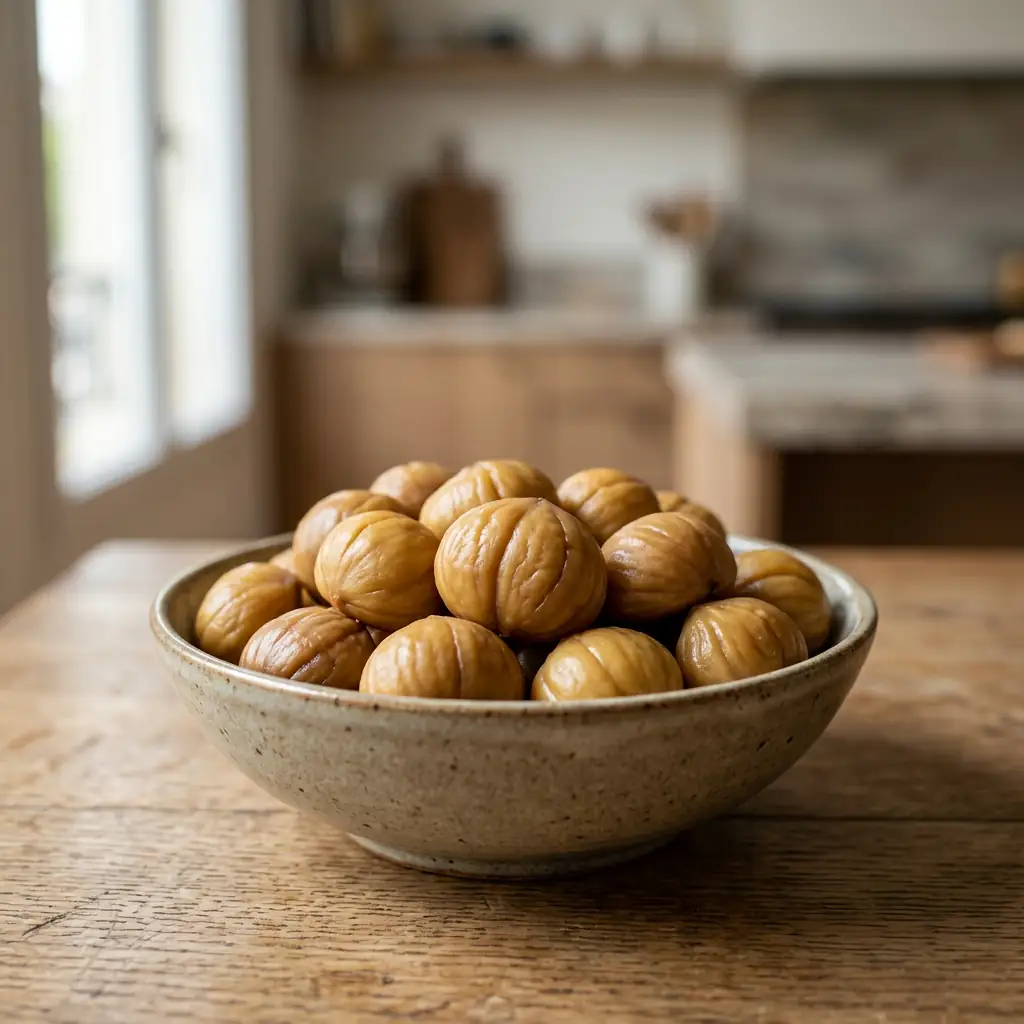 Réussir l'épluchage des marrons : technique et recette facile ...