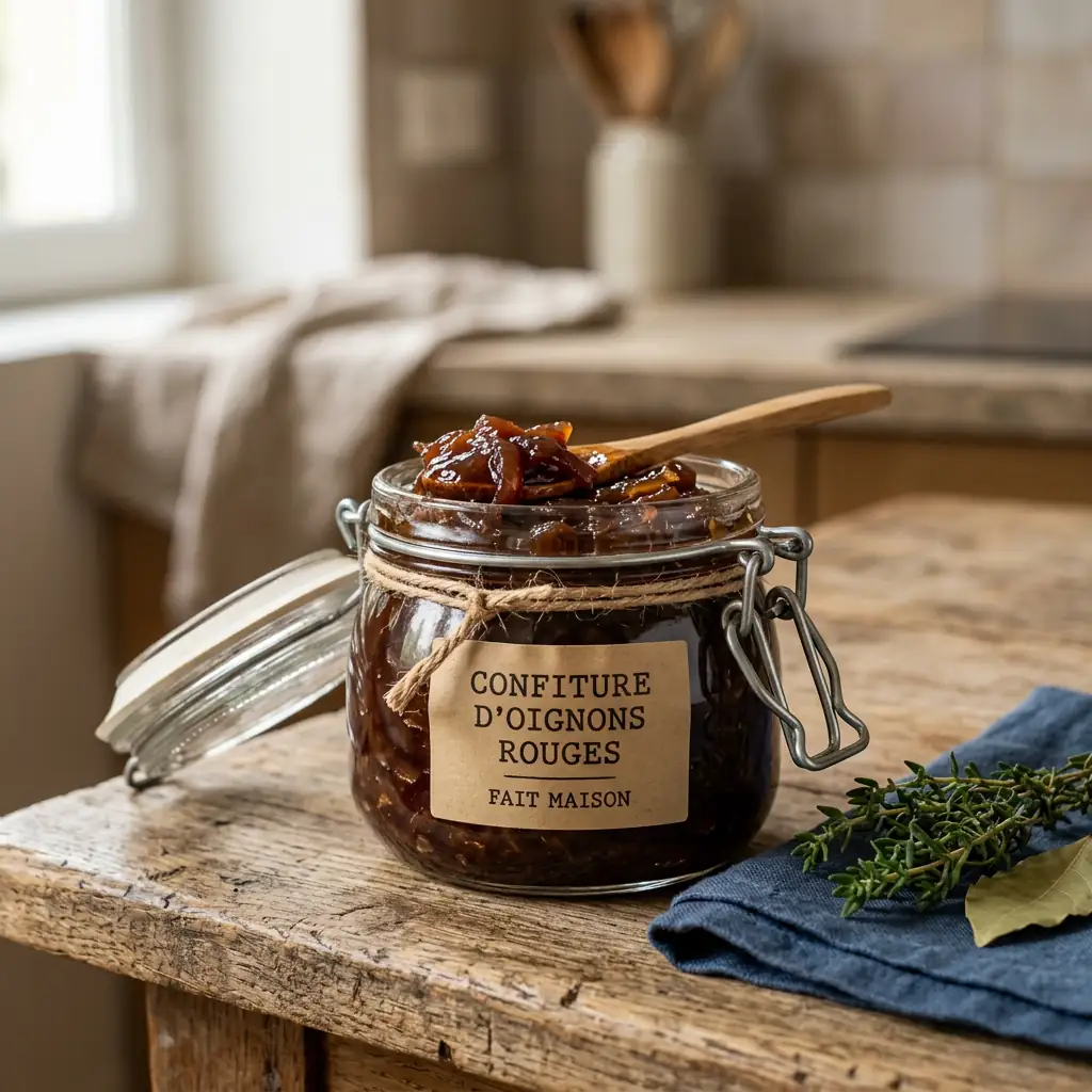Recette de confiture d'oignons rouges au vinaigre balsamique ...