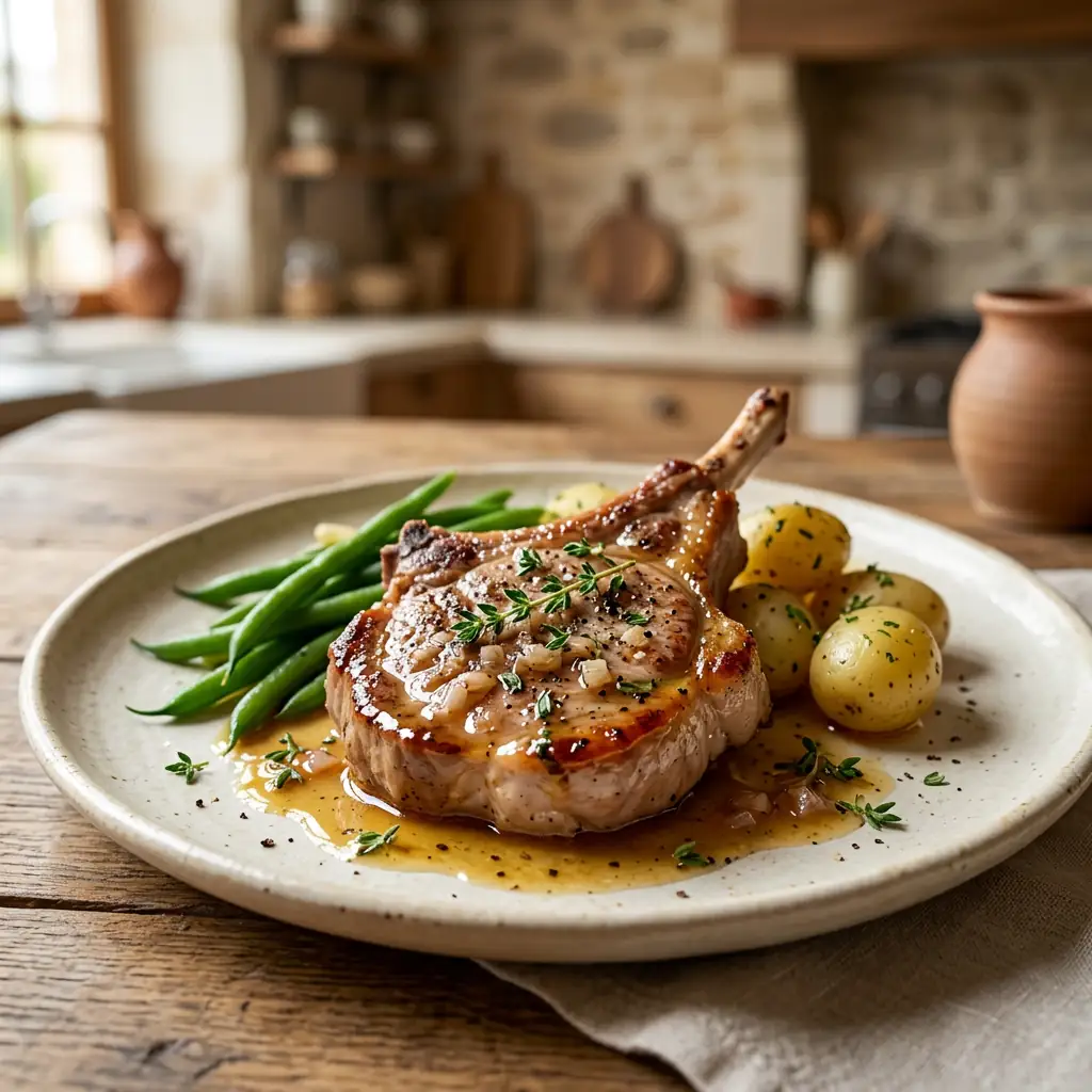Côte de veau au cidre : la recette à la vapeur douce - LesBonnesRecettes.fr