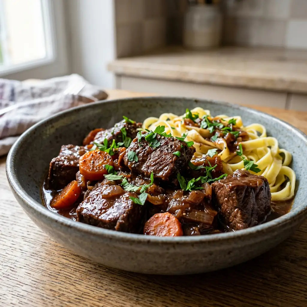 Bœuf en daube : la recette traditionnelle au vin rouge ...