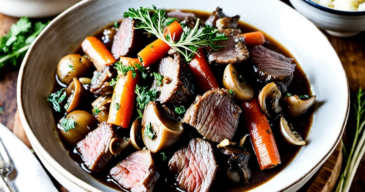 Daube Provençale Traditionnelle - Recette Authentique et Facile ...