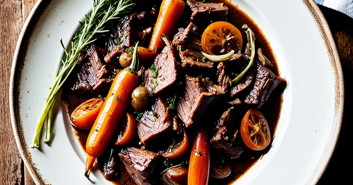 Daube Provençale Traditionnelle : Recette Authentique et Facile ...