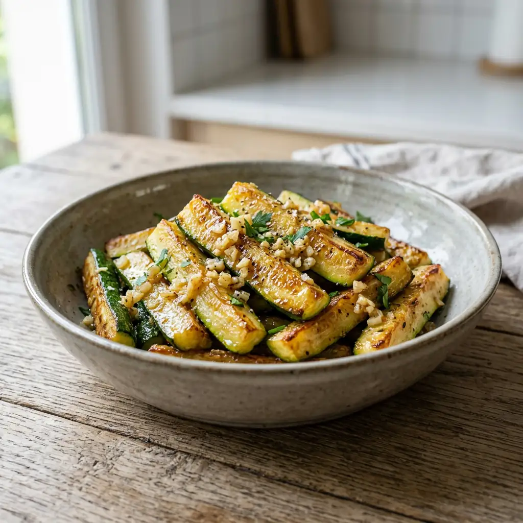 Courgettes frites au beurre d'ail : la recette inratable ...