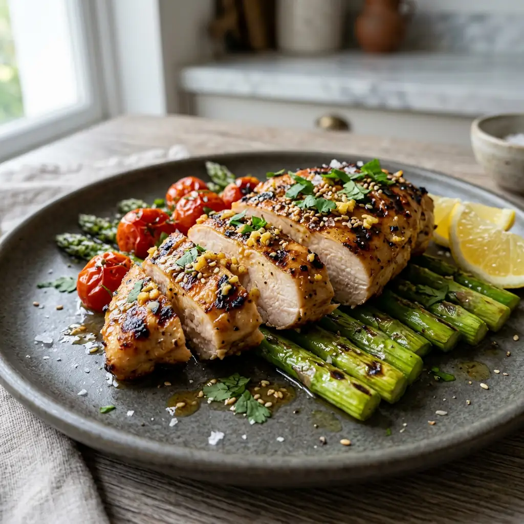 Recette de Poulet au Gingembre : Grillade Express - LesBonnesRecettes.fr
