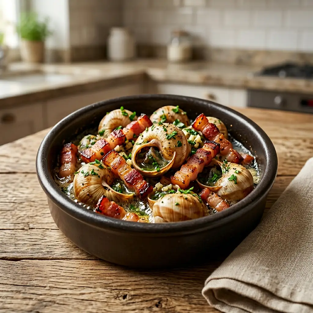 Recette d'escargots au lard : le grillé parfait au four ...