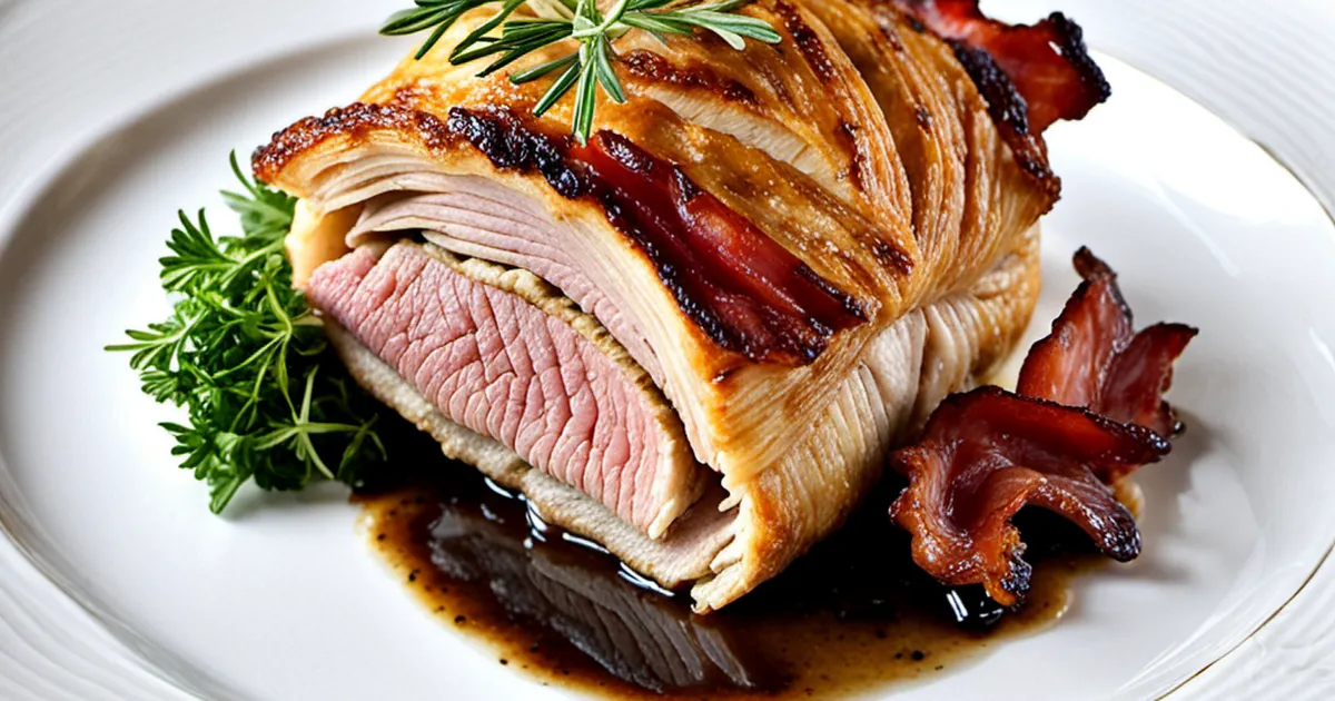 Filet mignon en croûte de lard fumé : recette facile et gourmande ...