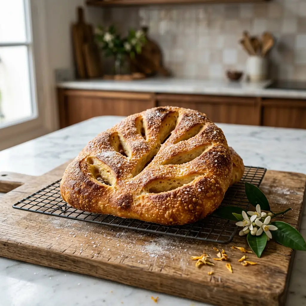 Fougasse à la fleur d'oranger : la recette provençale ...
