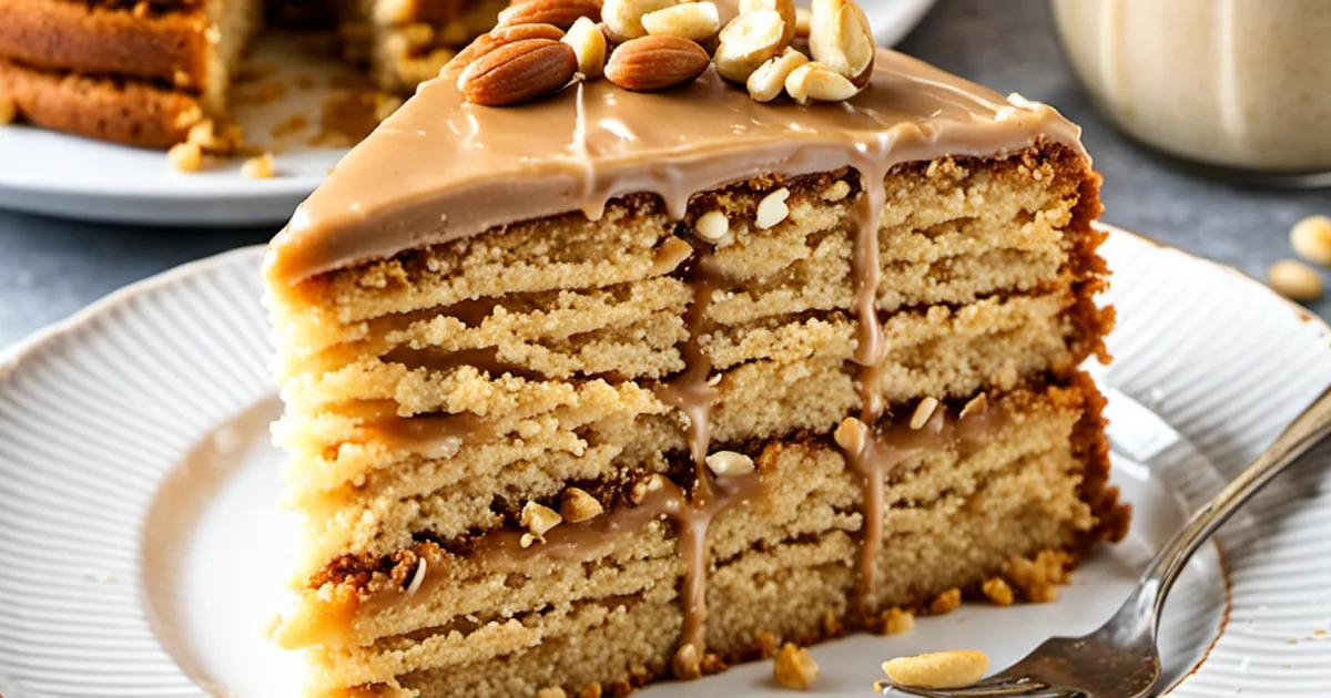 Recette facile de gâteau moelleux au beurre de cacahuètes ...