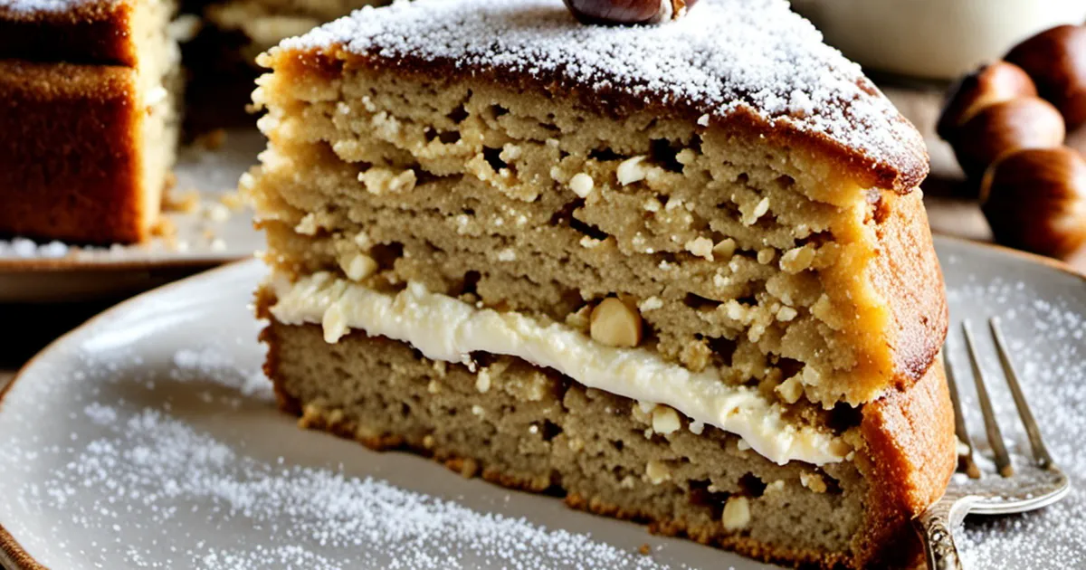 Recette facile de gâteau moelleux aux châtaignes - dessert d'automne ...