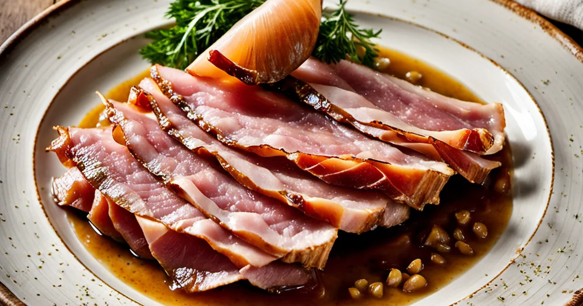 Recette traditionnelle de jambon au cidre normand facile et savoureuse ...