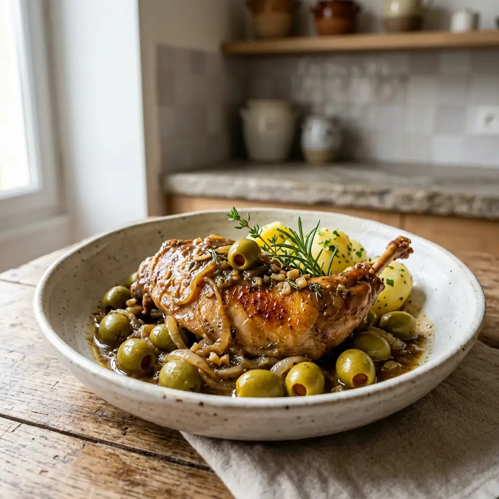 Lapin Aux Olives Verte