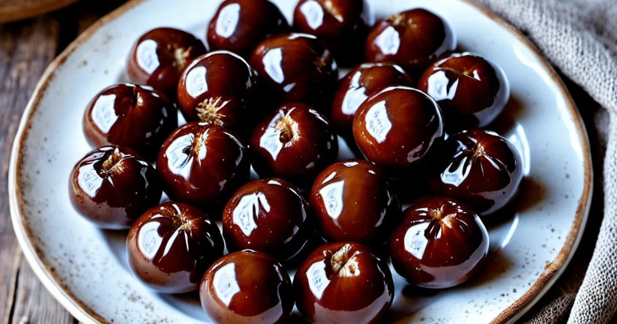 Recette facile de marrons glacés maison gourmands - LesBonnesRecettes.com