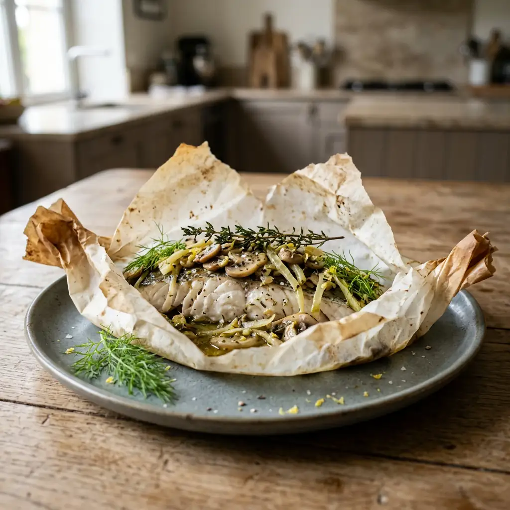 Papillote de mulet au fenouil : recette saine et légère ...