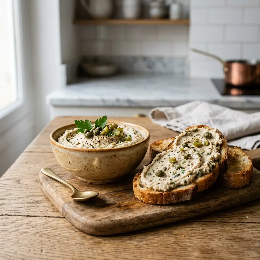 Pâté de tofu aux câpres : la recette vegan inratable - LesBonnesRecettes.fr