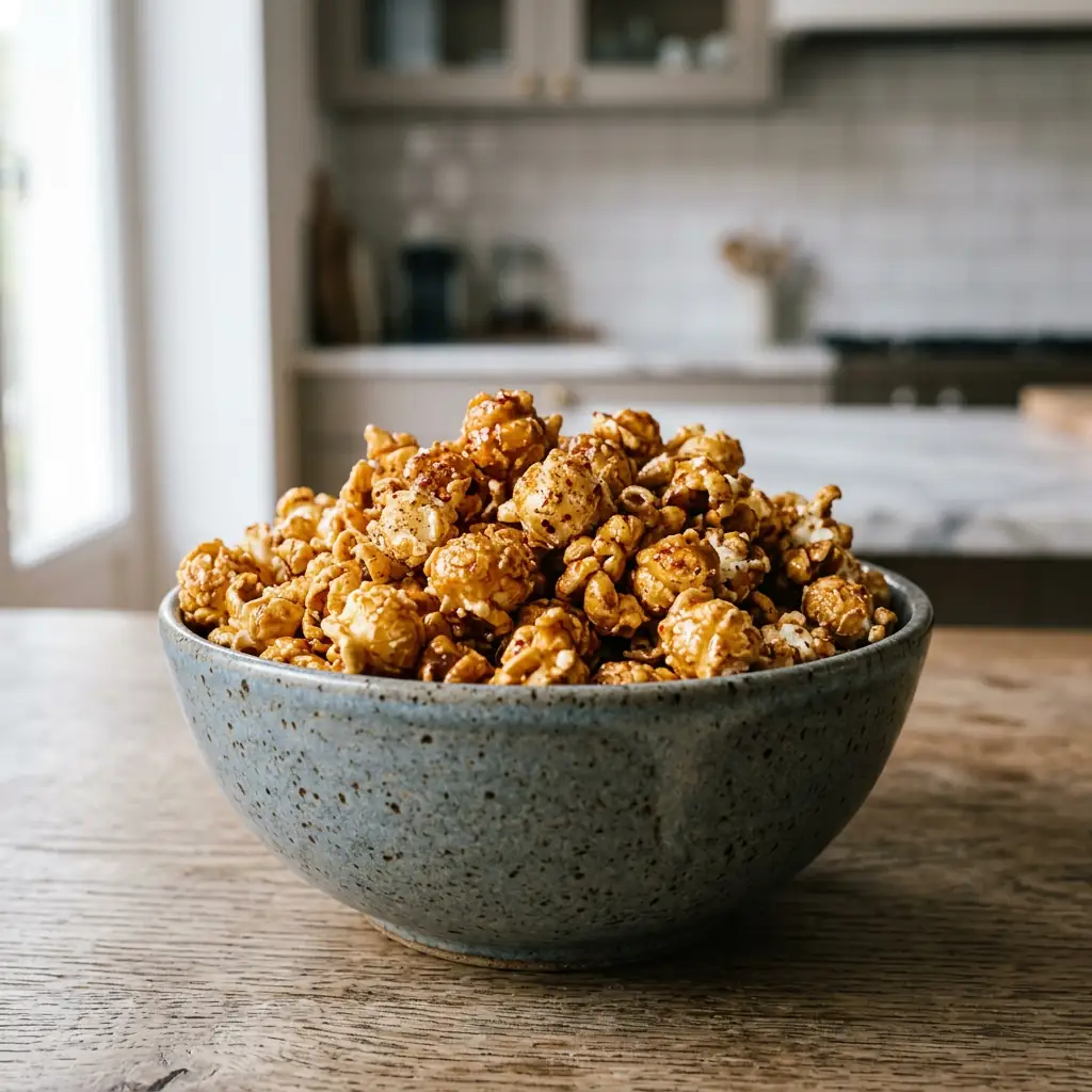 Pop-corn épicé-sucré : la recette croustillante et pimentée ...