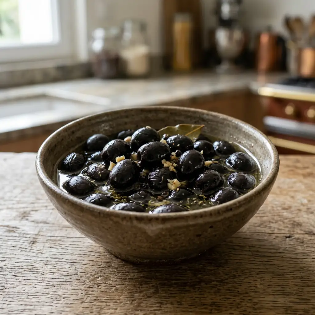 Recette d'olives noires en saumure à l'ancienne - LesBonnesRecettes.fr