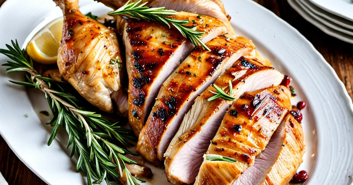 Rôti de dinde au four tendre et savoureux - Recette facile ...