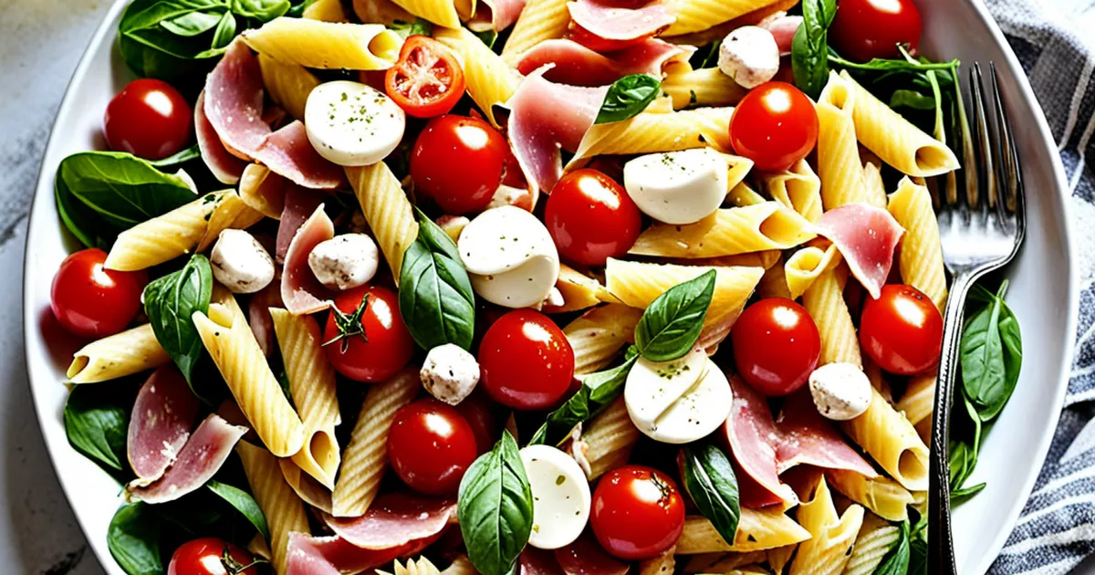 Recette facile de salade de pâtes gourmande façon Gégé ...